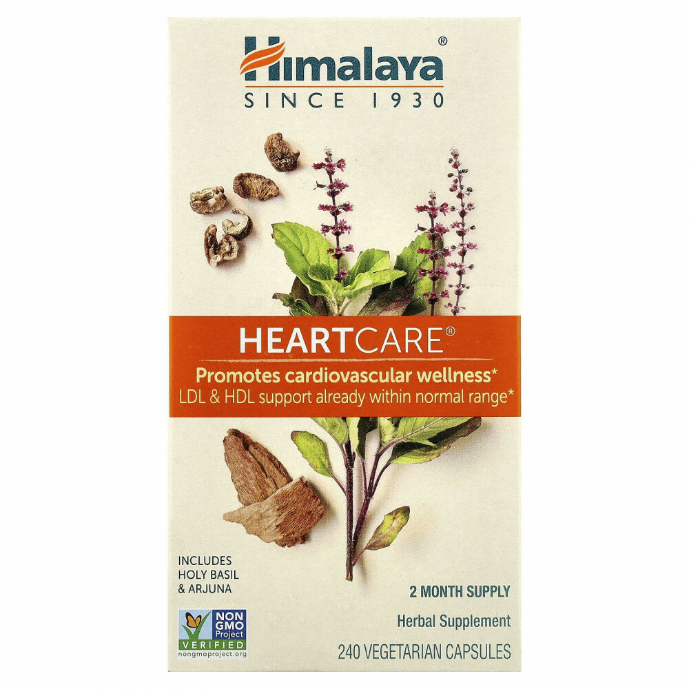 Himalaya, HeartCare®, 240 вегетарианских капсул