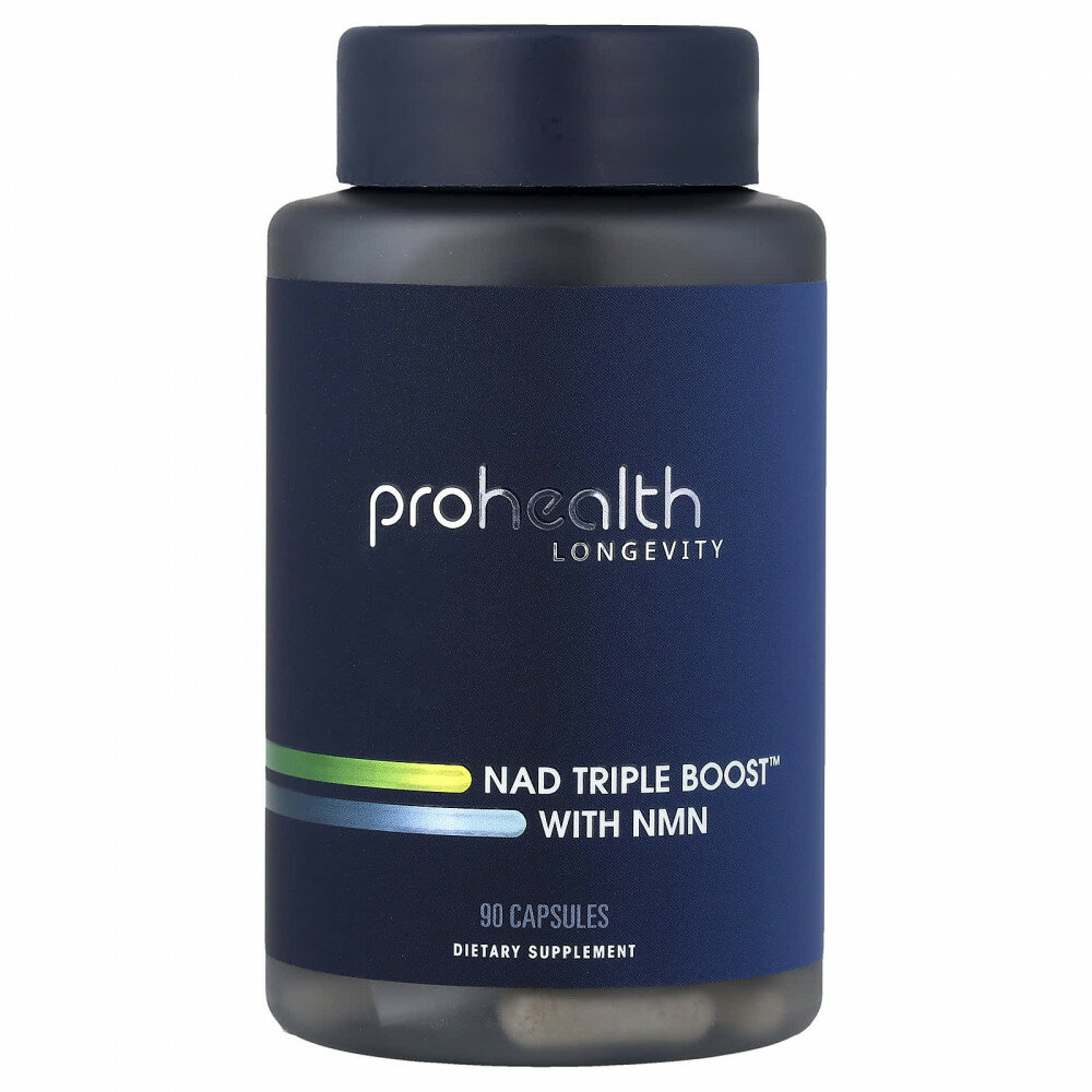 ProHealth Longevity, NAD Triple Boost™ с NMN, 90 капсул