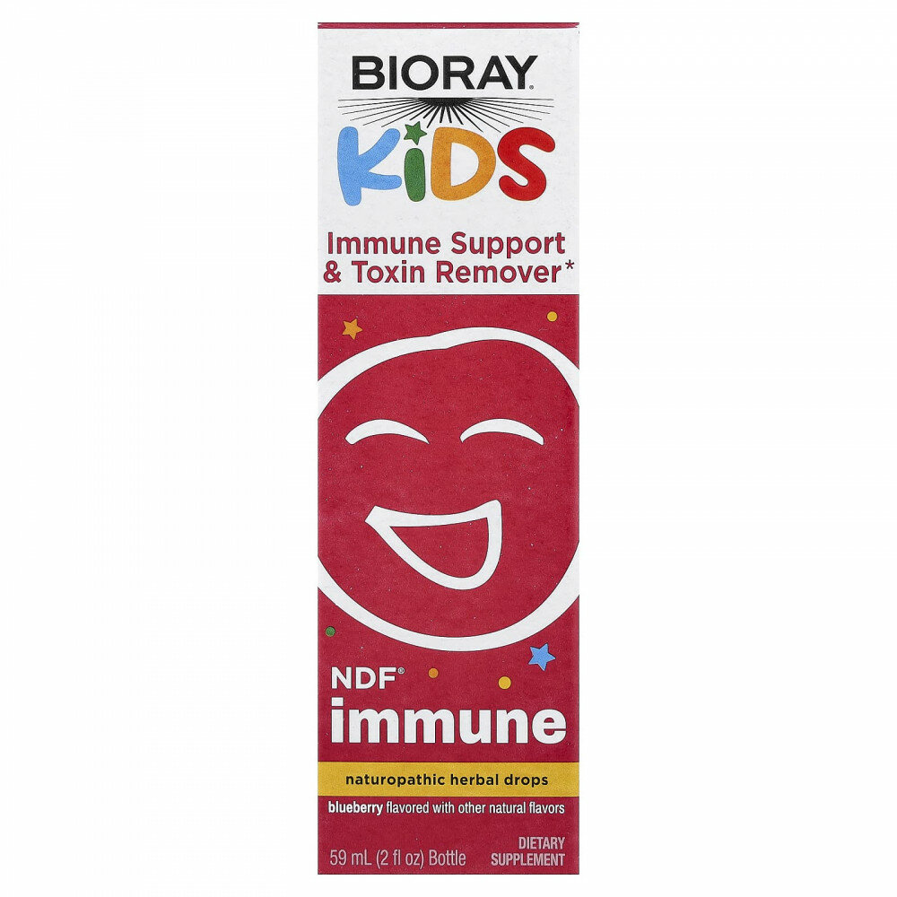 Bioray, NDF® Immune, добавка для детей, со вкусом голубики, 59 мл (2 жидк. унции)