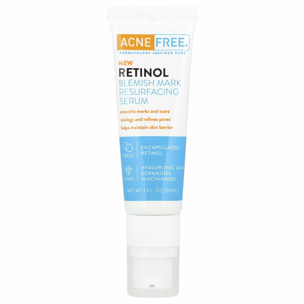 ACNE FREE, Очищающая сыворотка от пятен с ретинолом, 30 мл (1 жидк. Унция)