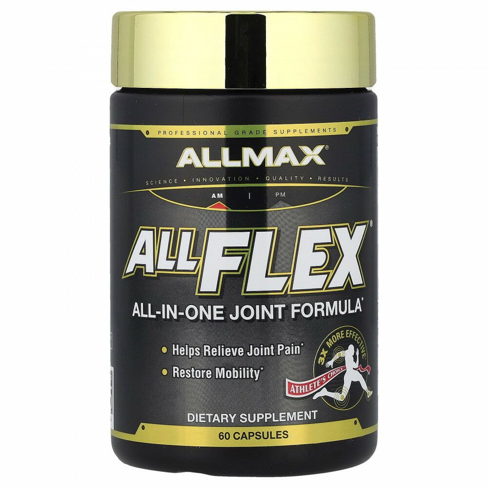 ALLMAX, ALLFLEX®, универсальное средство для суставов, 60 капсул