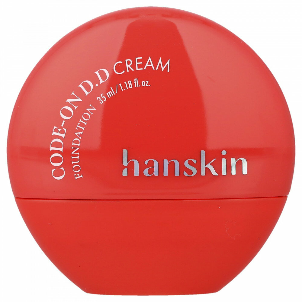 Hanskin, Code-On DD Cream Foundation, тональный крем, 19NC фарфоровый, 35 мл (1,18 жидк. унции)