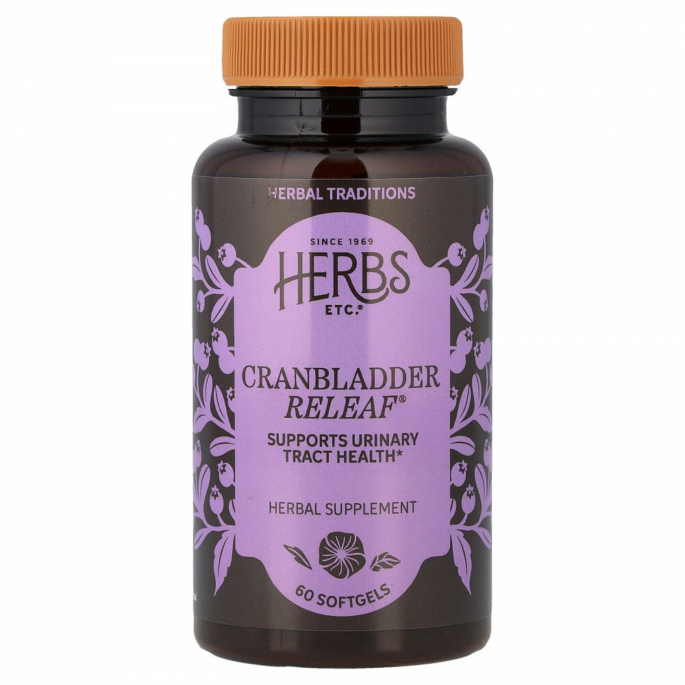 Herbs Etc, CranBladder ReLeaf®, 60 капсул