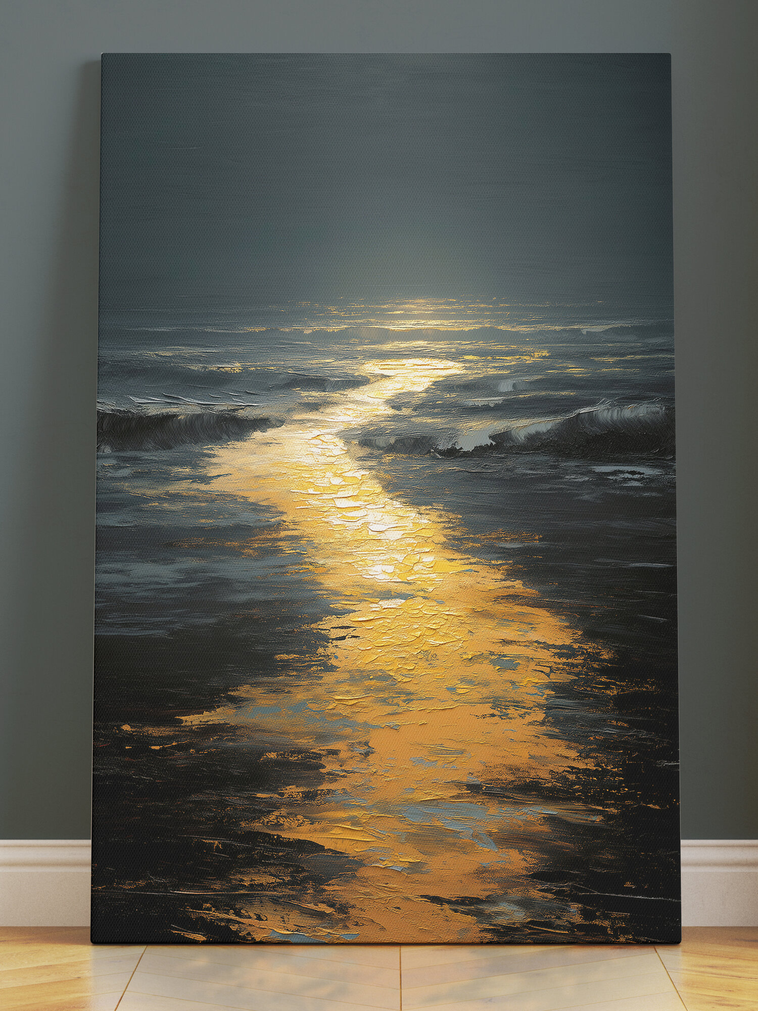 Картина интерьерная Postermarket "Золотая тропа" на холсте, 70x110 см