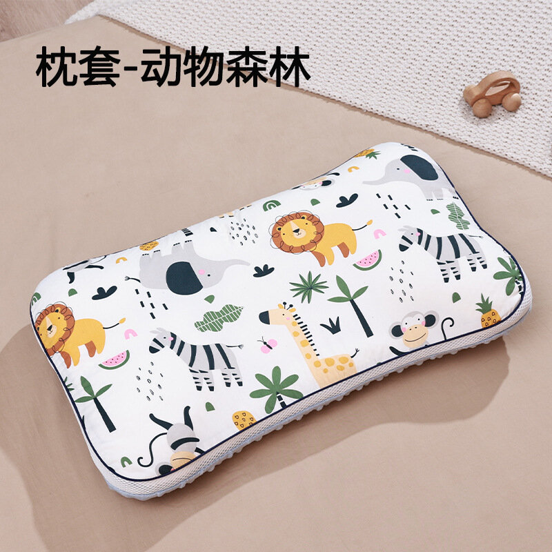 Детская подушка для детей от 1 до 6 лет и старше, подходит для всех сезонов, подушка Baby Zone, специальная дышащая подушка для детских садов и учеников начальной школы.