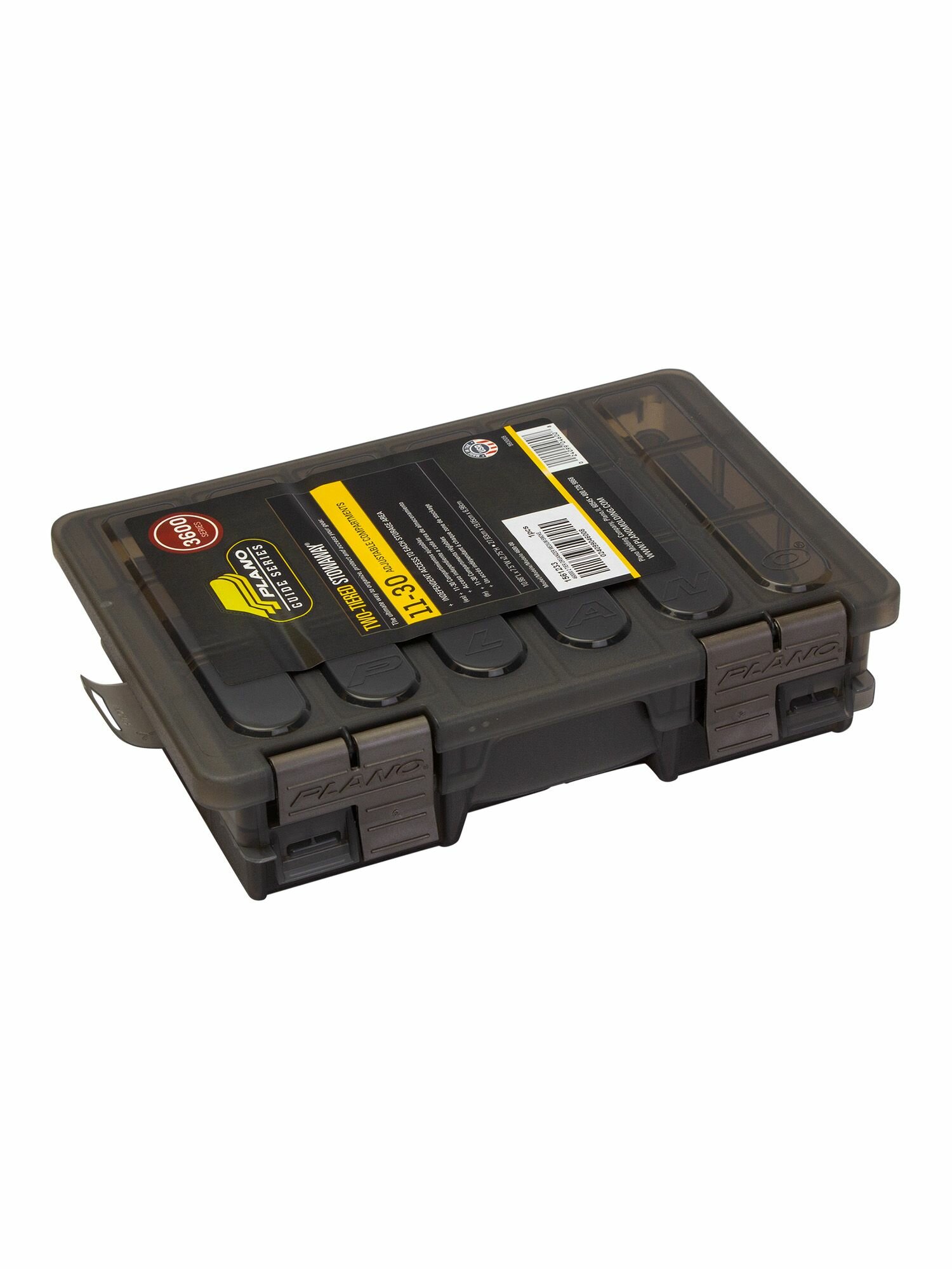 Коробка для приманок двухуровневая Plano Guide Series Two-Tiered Stowaway 460000 Medium Smoke, 11-30 отсеков (1561233)