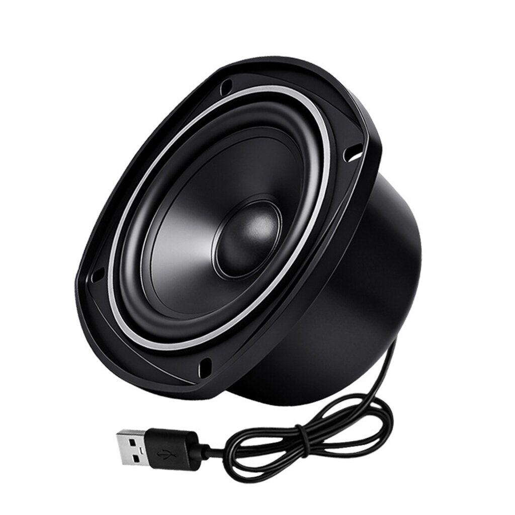 Динамик В Металлическом Корпусе с Питанием от USB 4 дюйма 4 Ом 15 Вт Со Встроенной Звуковой Картой И Усилителями Для Ноутбука Телевизора Компьютера