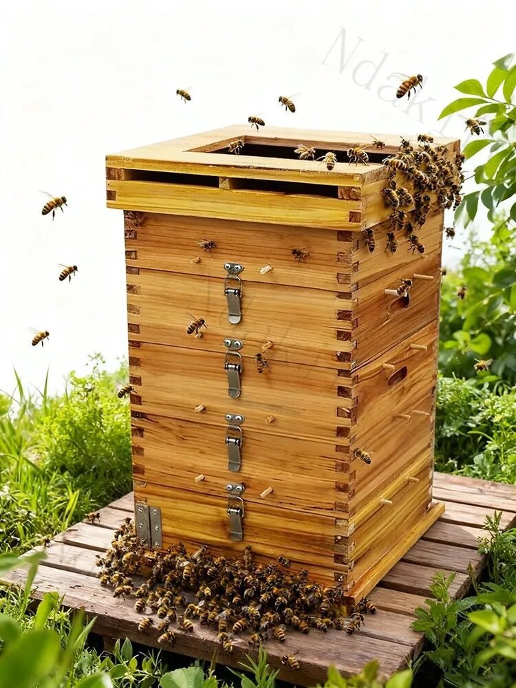 Улей для пчел деревянный, улей для пчел рамочный - рамок неокрашенный-1шт