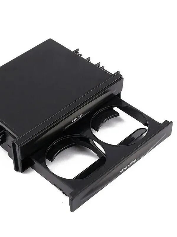 Карман подстаканник в автомобиль 176х49х132 мм пластиковый черный