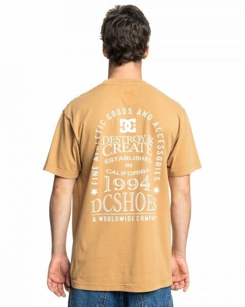 Футболка DC Shoes, размер L, коричневый — фото 1