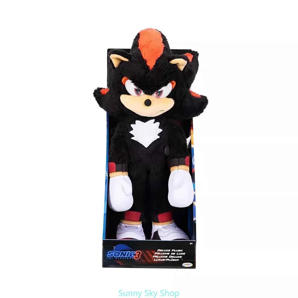 Мягкая игрушка Sonic the Hedgehog Shadow Deluxe Plush, 1 шт, ABS пластик, для мальчиков