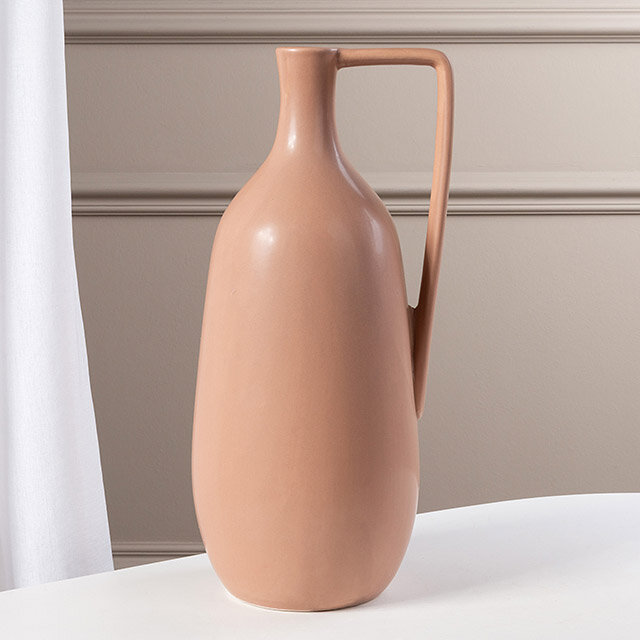 Керамическая ваза Флорино 36 см бежевая, Boltze (Больтце), 2009771-1