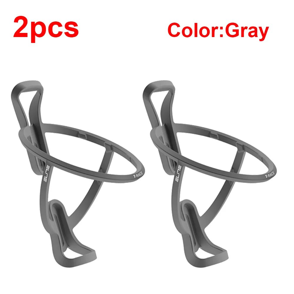 Elite T-RACE держатель бутылки для велосипеда Серый, 2pc Gray