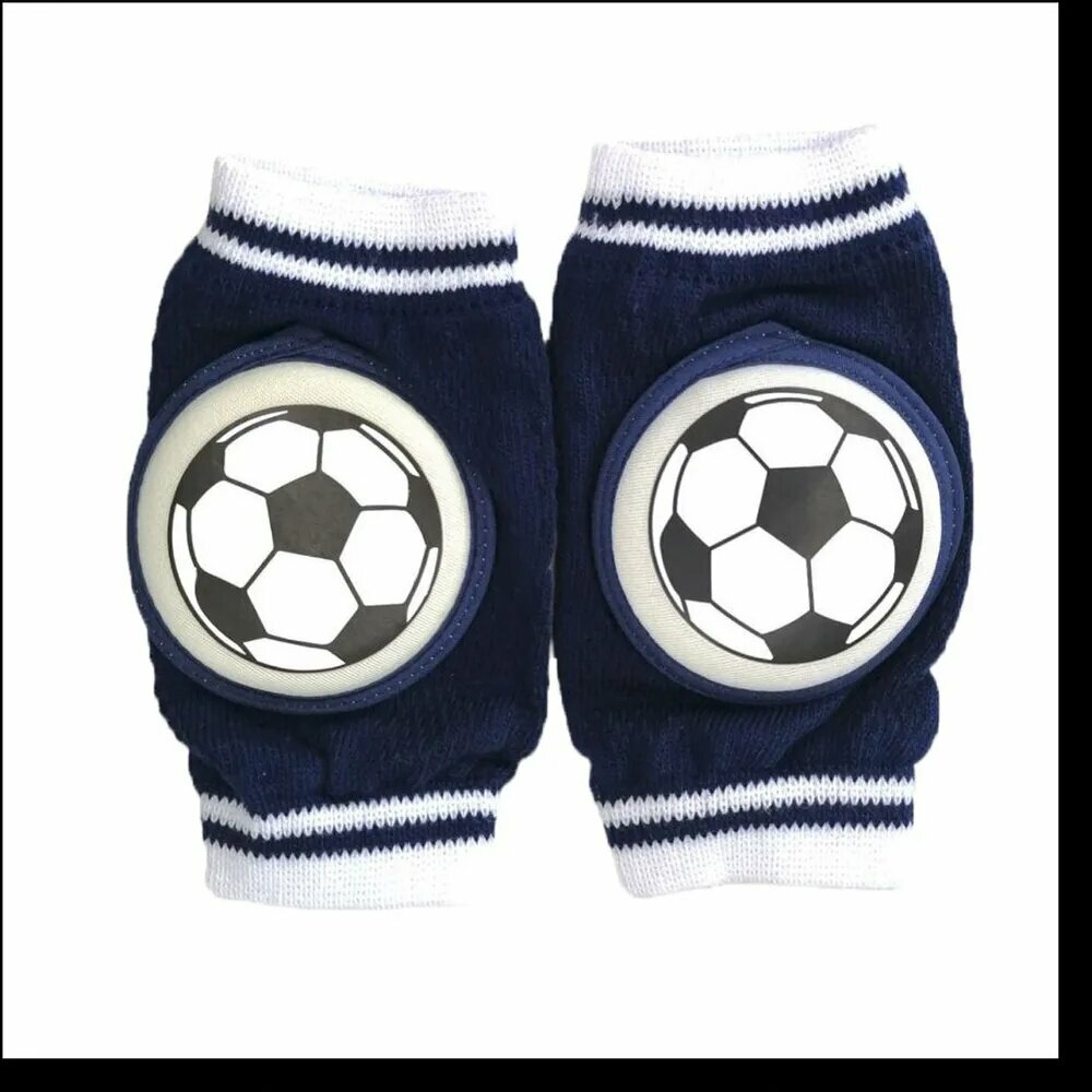 Наколенники защитные детские для ползания и ходьбы, от падений, мягкие, цвет синий