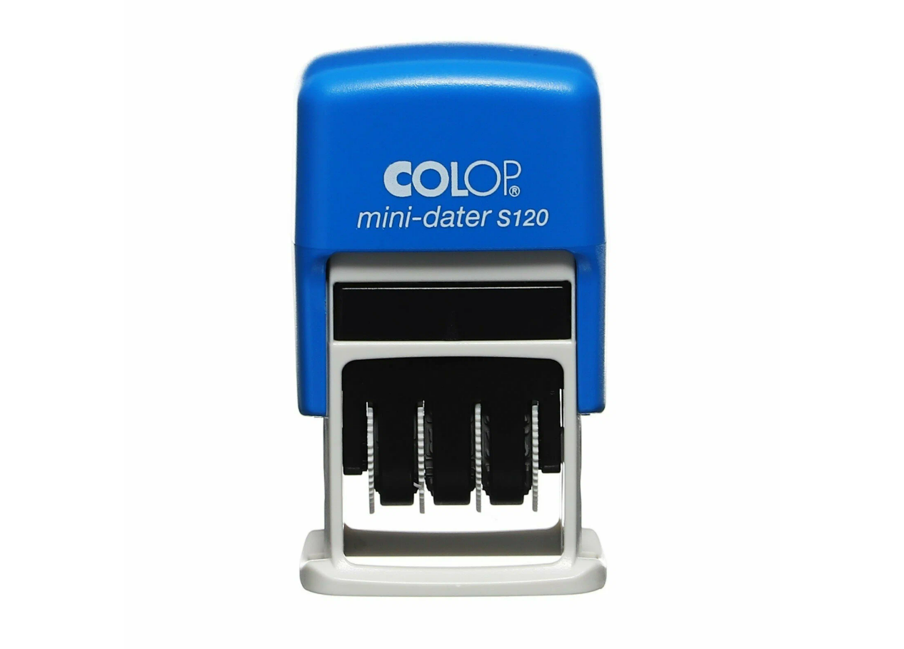 Датер-мини автоматический COLOP S 120 BANK, дата цифрами, высота шрифта 3.8 мм