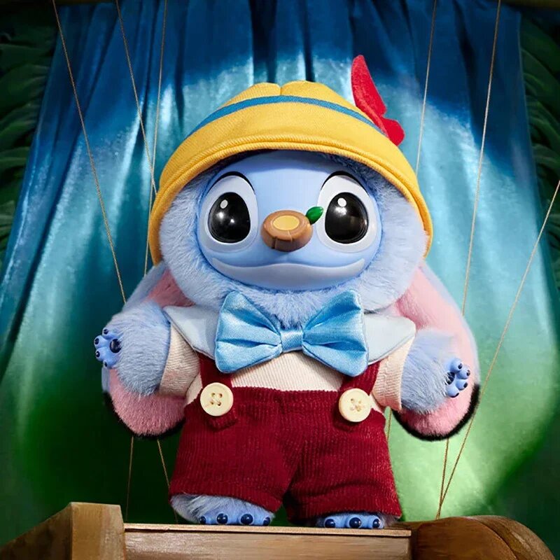 POP MART Stitch Pinocchio, коллекционная фигурка