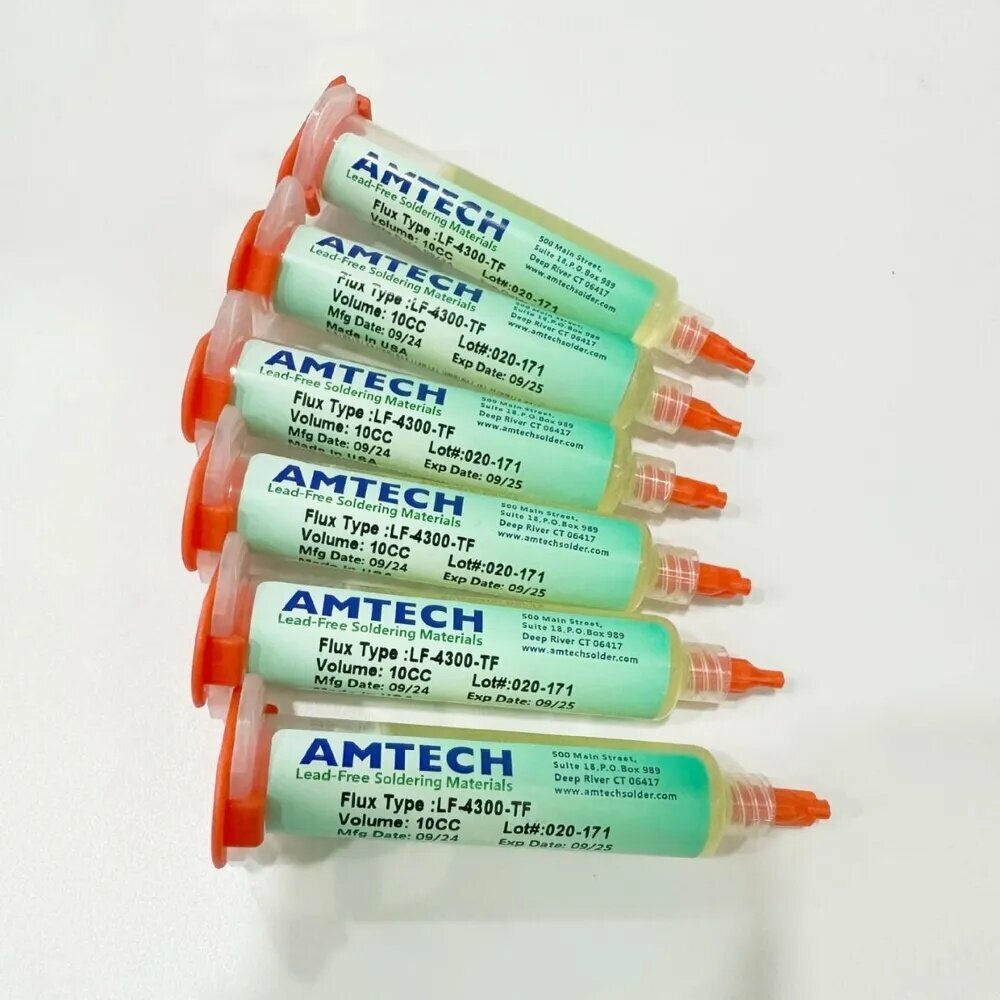 AMTECH Soldering Fluxфлюс гель для пайки LF-4300-TF фксп флюс 50cc