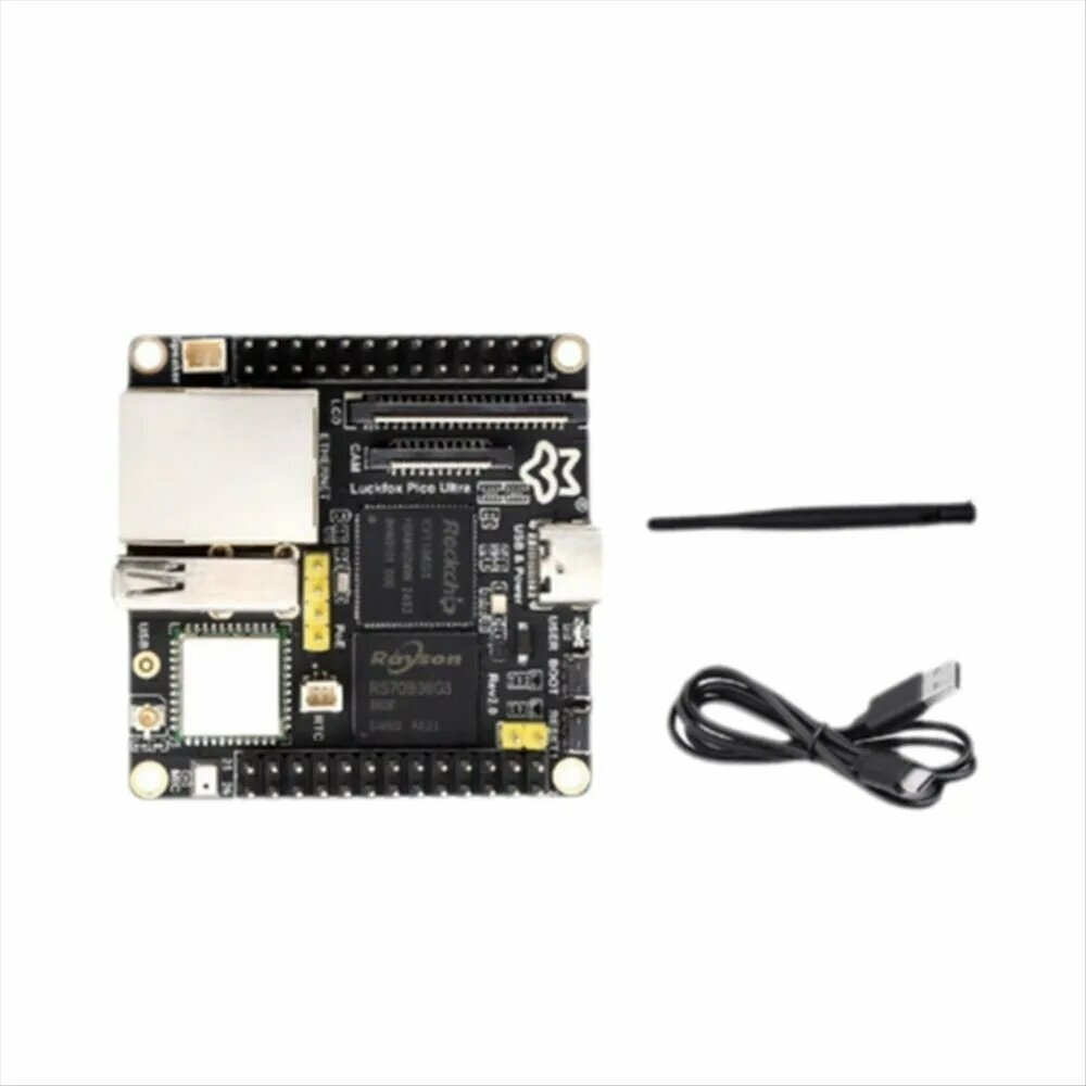 Плата Luckfox Pico RV1106 WiFi6 PoE С EMMC