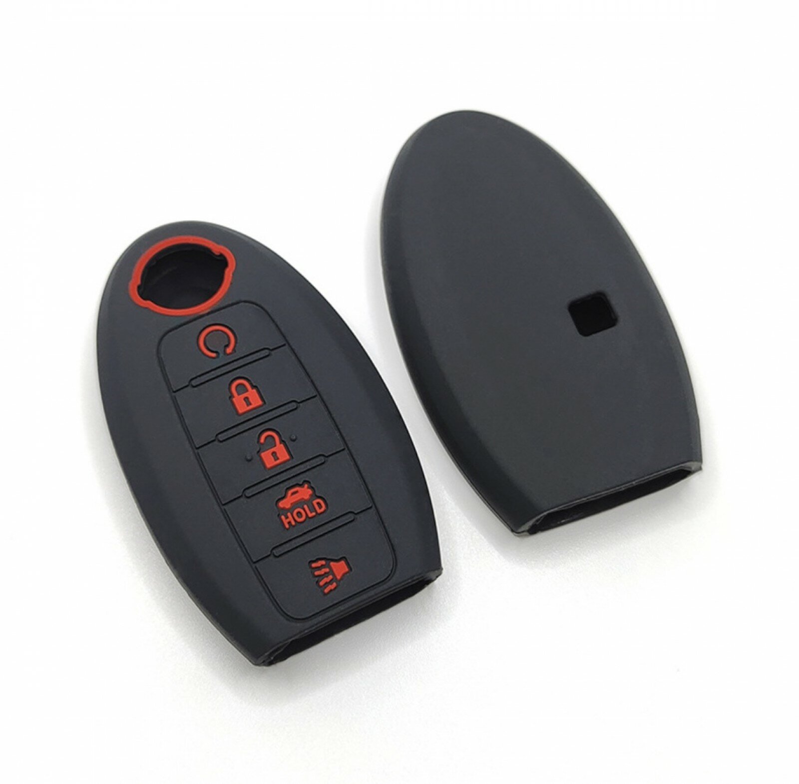 Чехол MyPads для ключей Nissan Qashqai, Micra, X-Trail и других моделей, силиконовый, влагозащитный