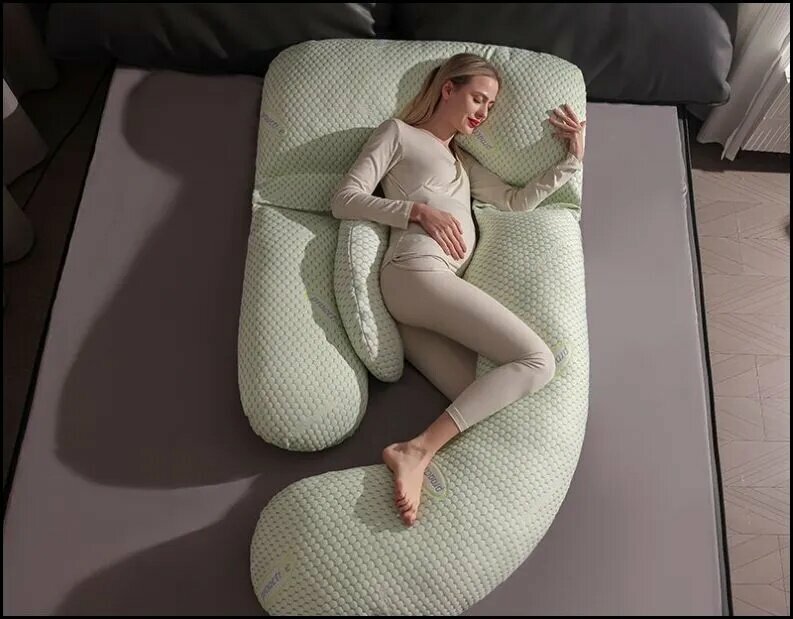 Подушка для беременных и кормящих 75x160 см, Объемное полиэфирное волокно