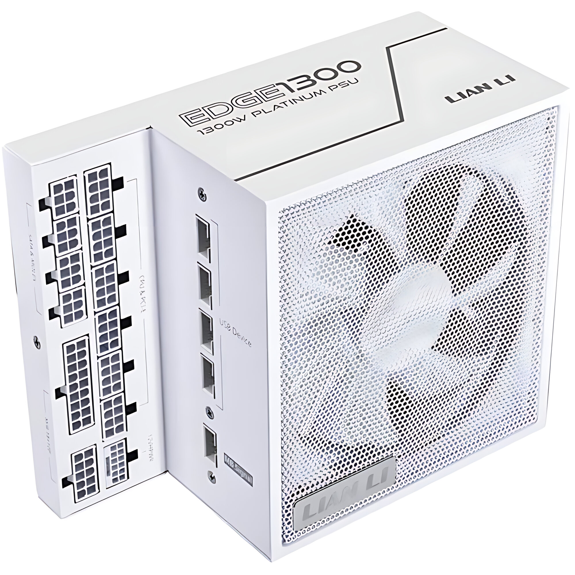 Блок питания Lian Li 1300W EG1300 White, модульный, 16 Pin PCIe 5.1, 80 PLUS Platinum (G9P.EG1300.WE00.RU)