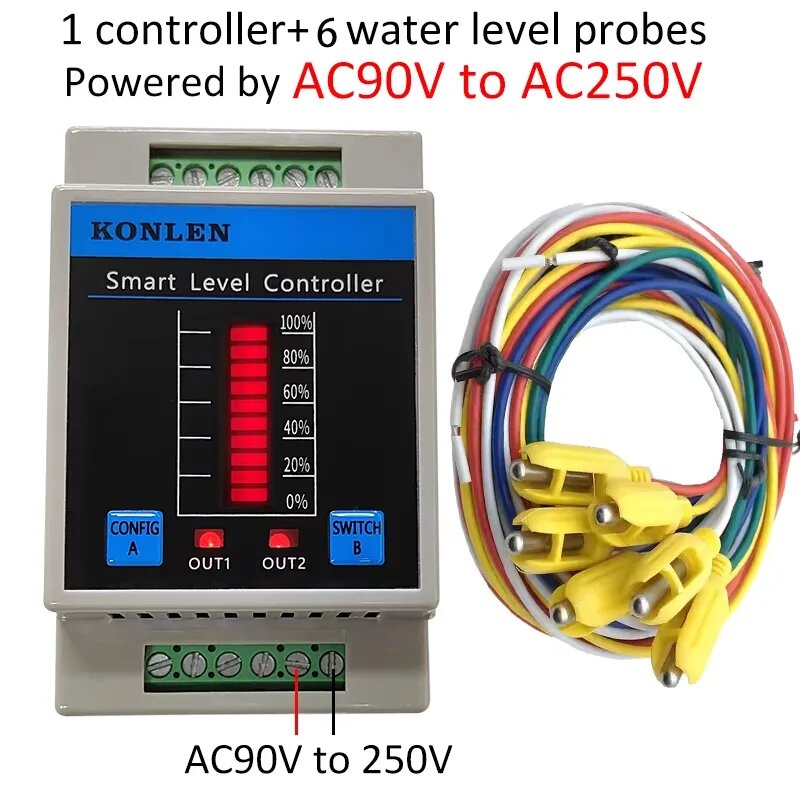 KONLEN KL-W1WL датчик уровня воды, AC90V-250V
