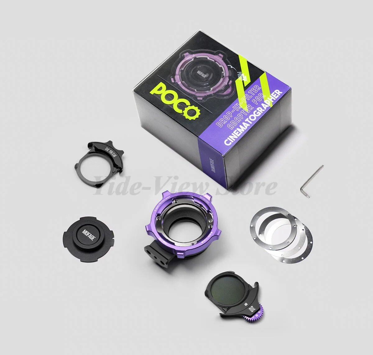 Адаптер кольца MOFAGE PL-E/RF/L/Z POCO для объективов PL