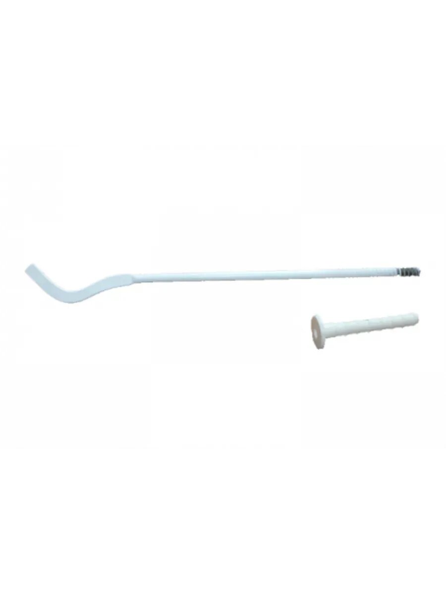 Кронштейн штыревой для радиатора 7х300 (белый) с дюбелем