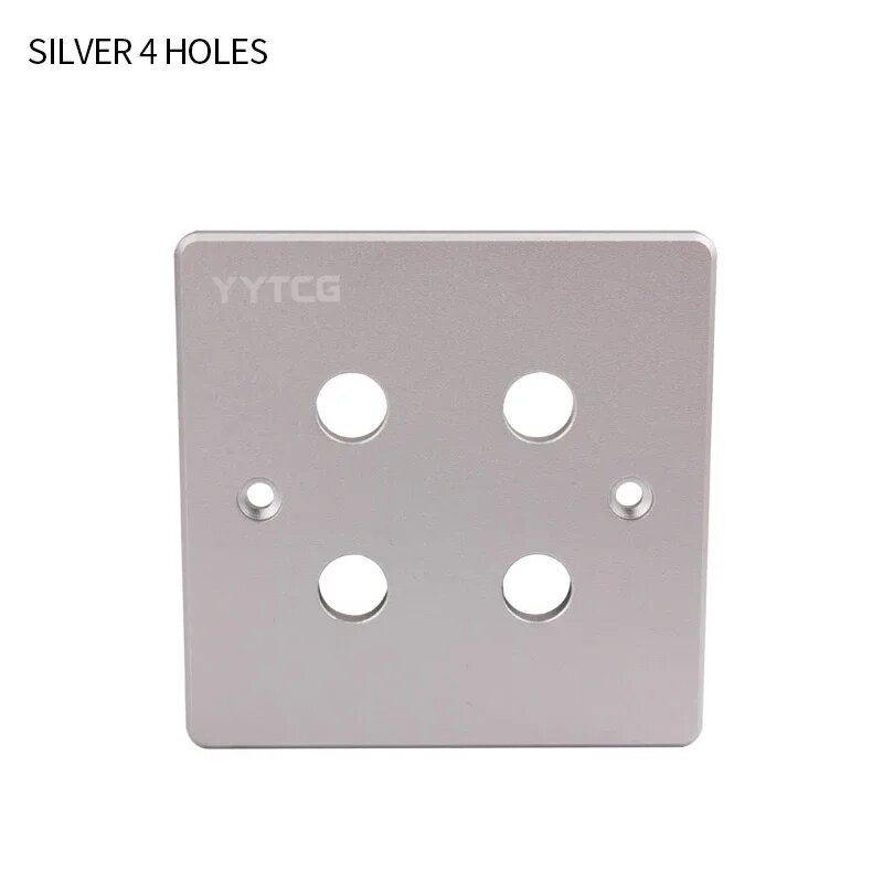 Аудиотерминальная панель Silver 4 Holes YYTCG