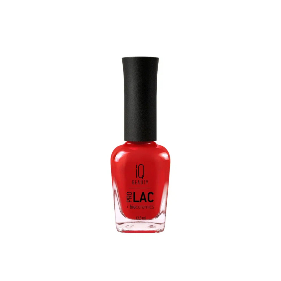 IQ Beauty, Лак для ногтей укрепляющий с биокерамикой 182 Go to red, 12,5 мл