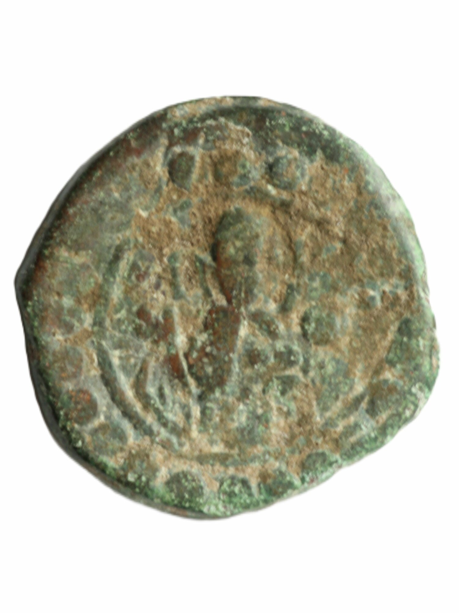 Монета Фоллис Византийская империя Роман IV Диоген 1068-1071 гг.