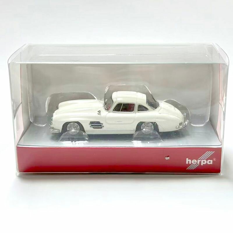 Herpa 1/87 Mercedes Classic Sports Police Sand Table Model Car Collectible Display Piece Примерно 4 см в длину