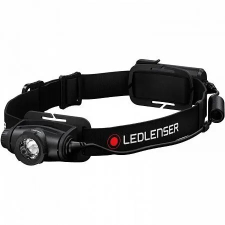 Налобный фонарь Ledlenser H5 Core, черный, на аккумуляторе, влагозащита, светодиоды
