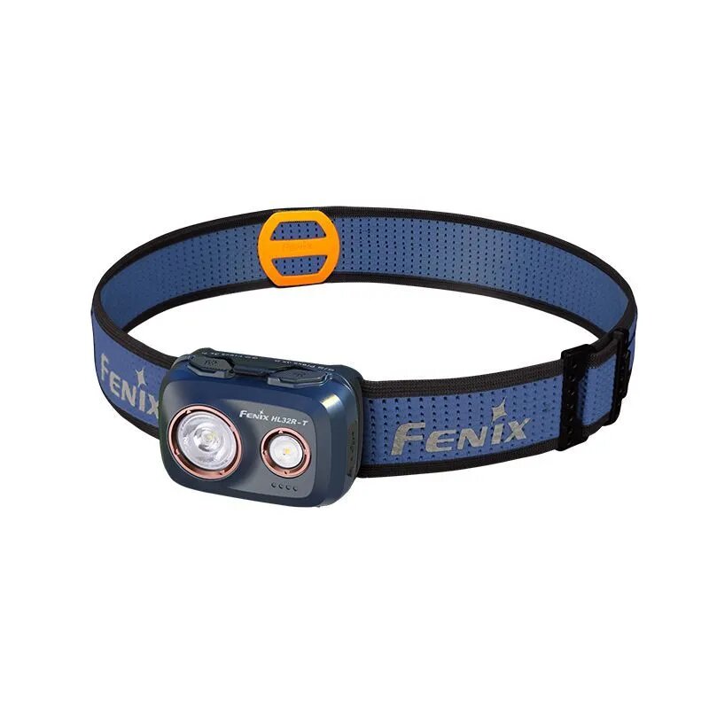 Фонарь налобный Fenix HL32R-T для трейлраннинга, черный, влагозащита, встроенный аккумулятор — фото 1