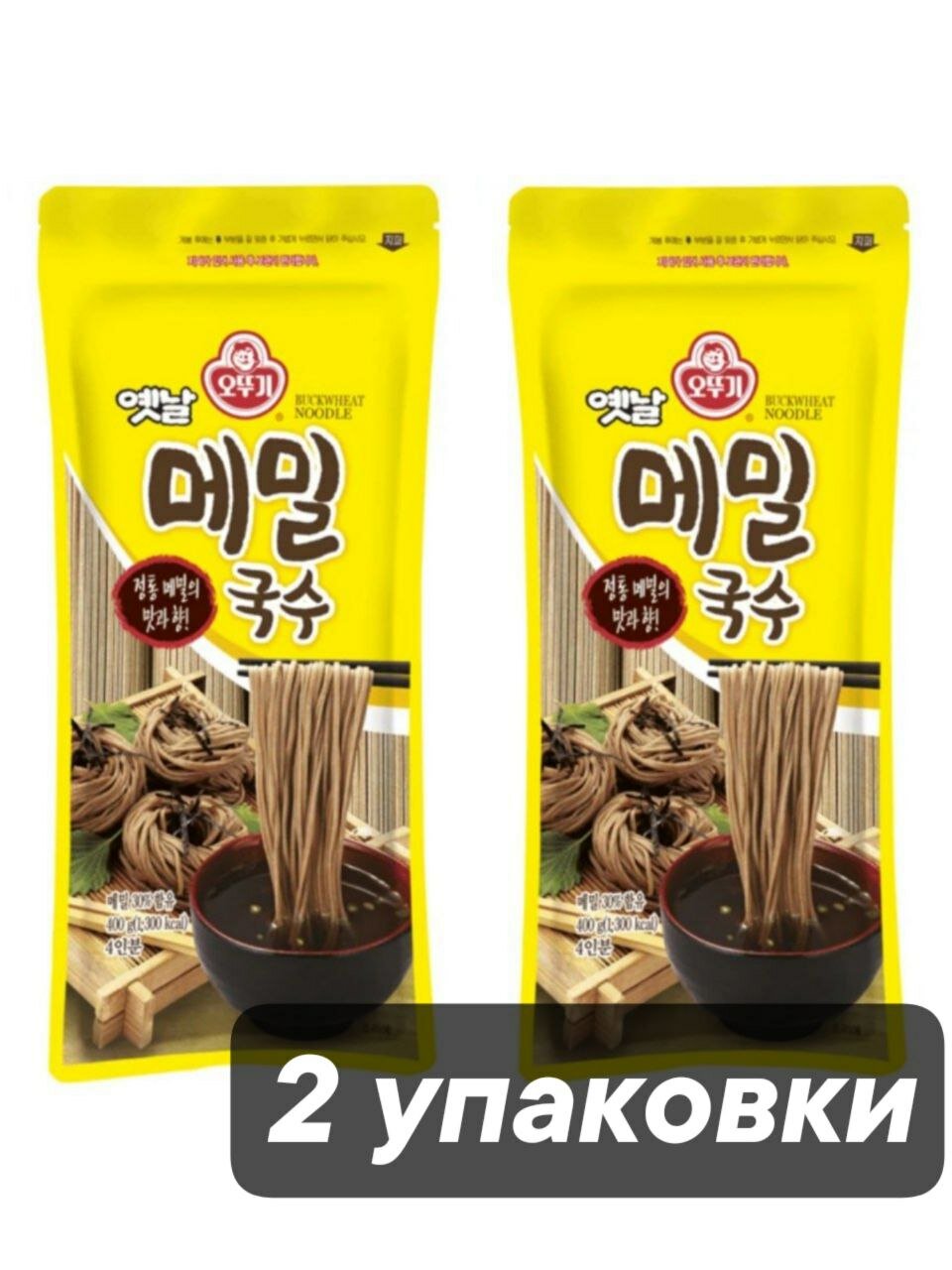 Лапша гречневая Ottogi Buckweat noodle 400 г x 2 шт