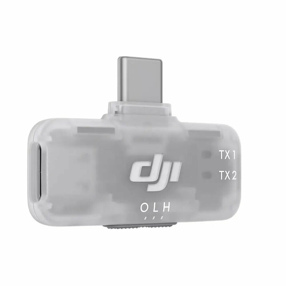 DJI Микрофон для мобильного устройства DJI Mic Series Mobile Receiver, серебристый
