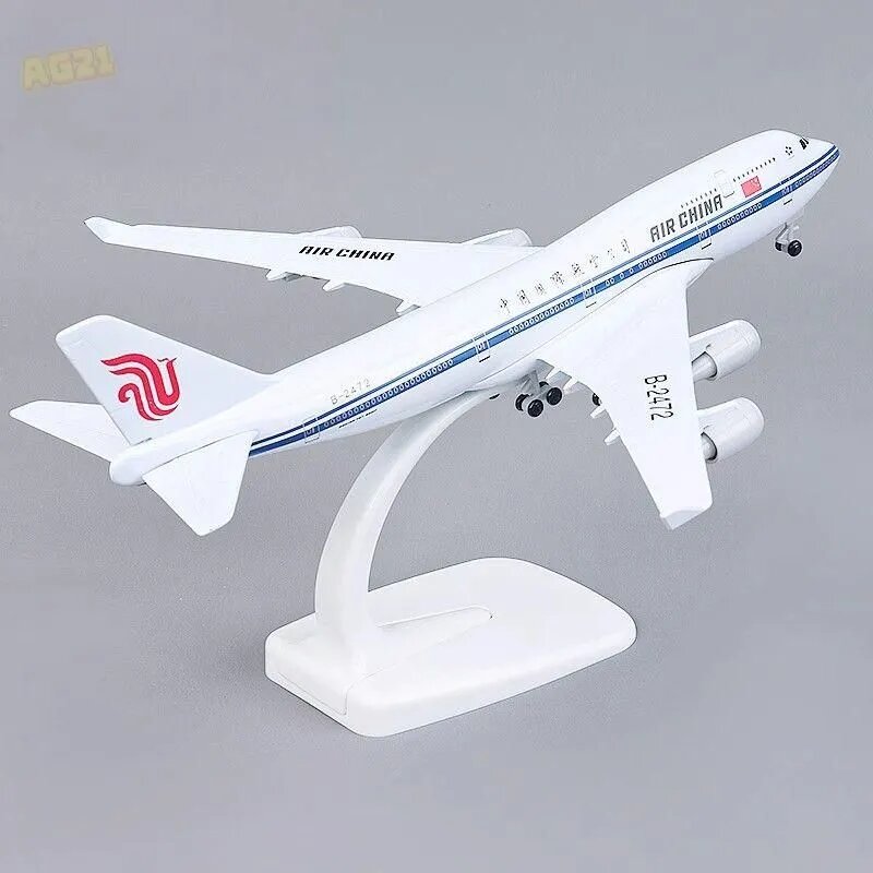 1:350 модель самолета Air China с шасси Boeing 747 модели пассажирского самолета коллекции подарков