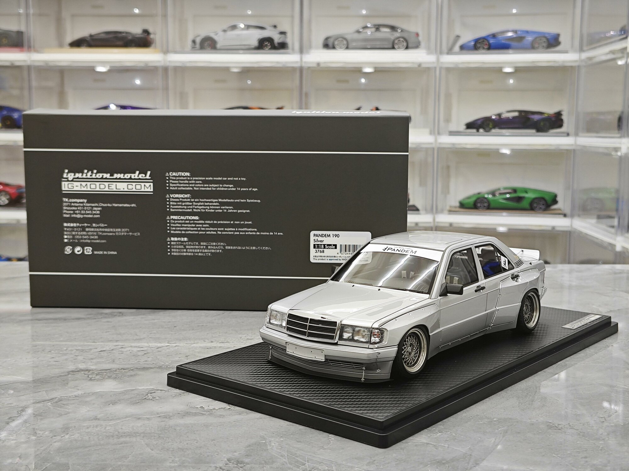 Машинка Ignition Model 1:18 нестись PANDEM 190 JDM Модель из смолы