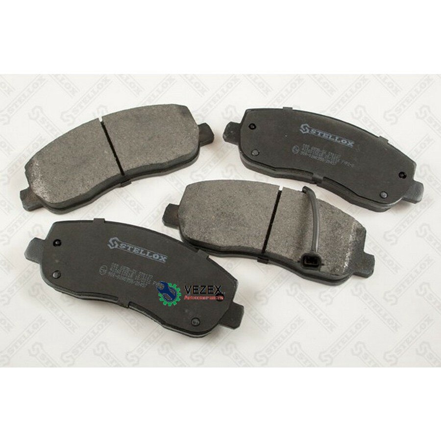 STELLOX 000683BSX колодки дисковые передние ! с антискрип. пластинами\ Renault Master III 2.3 DCI 10>