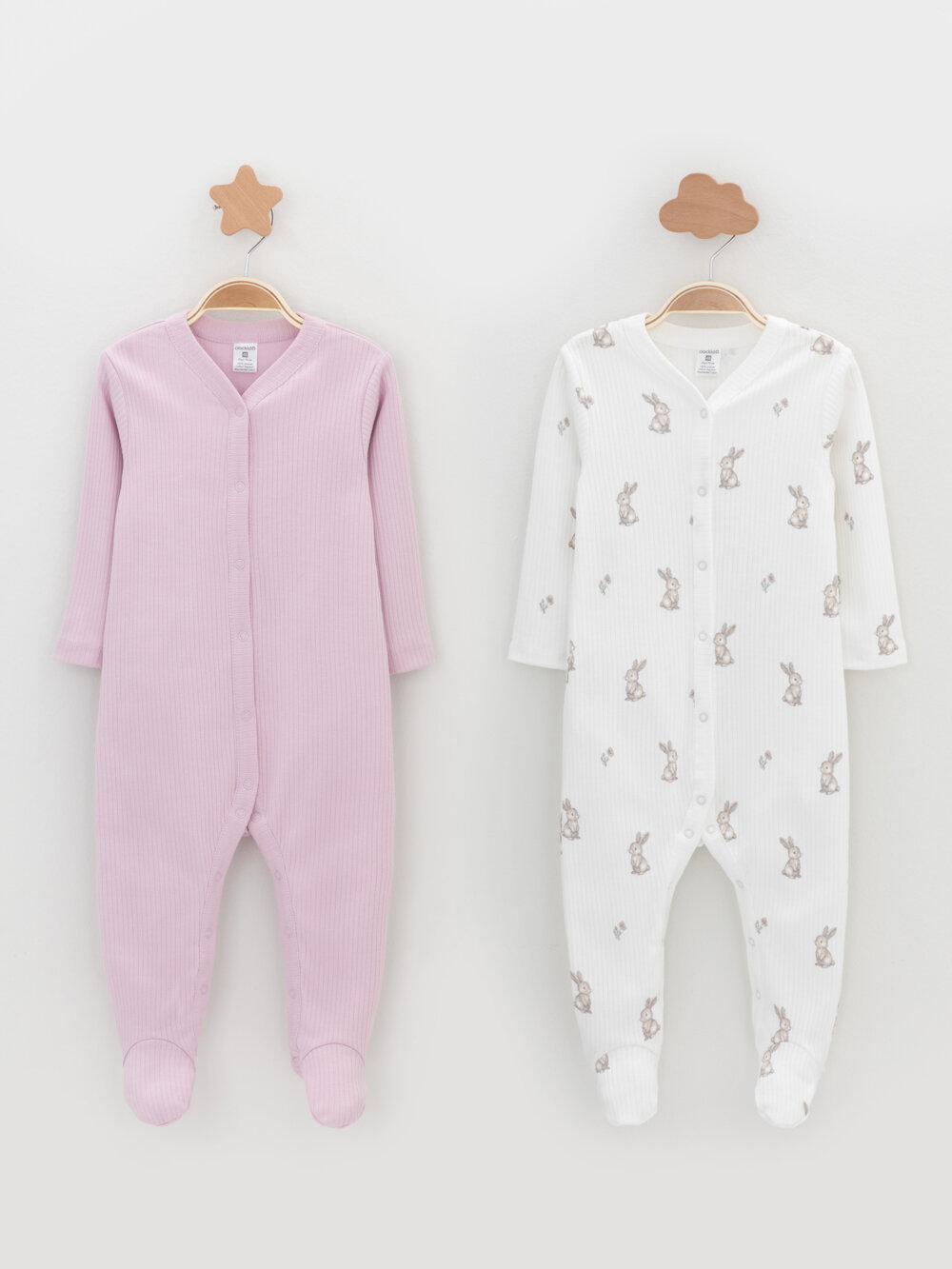 Комбинезон слип для малыша, набор 2 шт