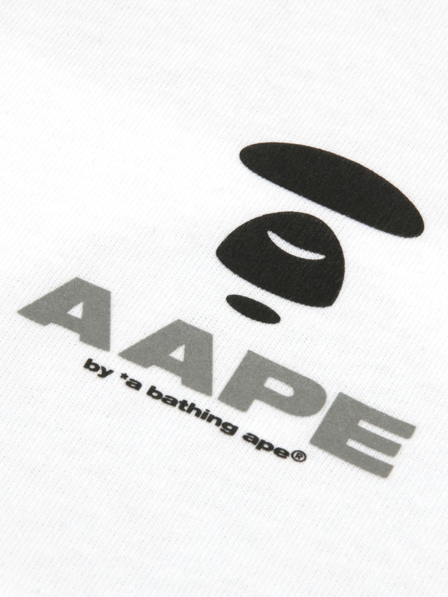 Футболка AAPE BY A BATHING APE, размер 2XL, белый, — фото 1