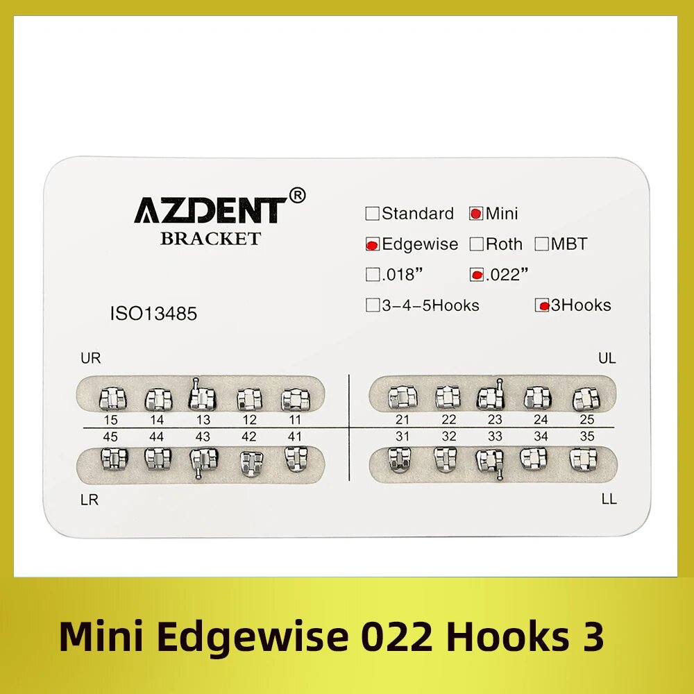 Брекеты AZDENT Mini Edg. 022 Hk3