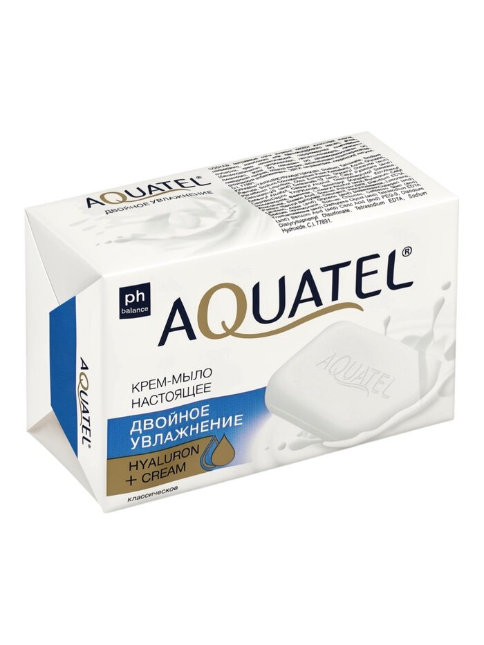 Крем-мыло твердое Aquatel классическое, 4×75 г, 300 г