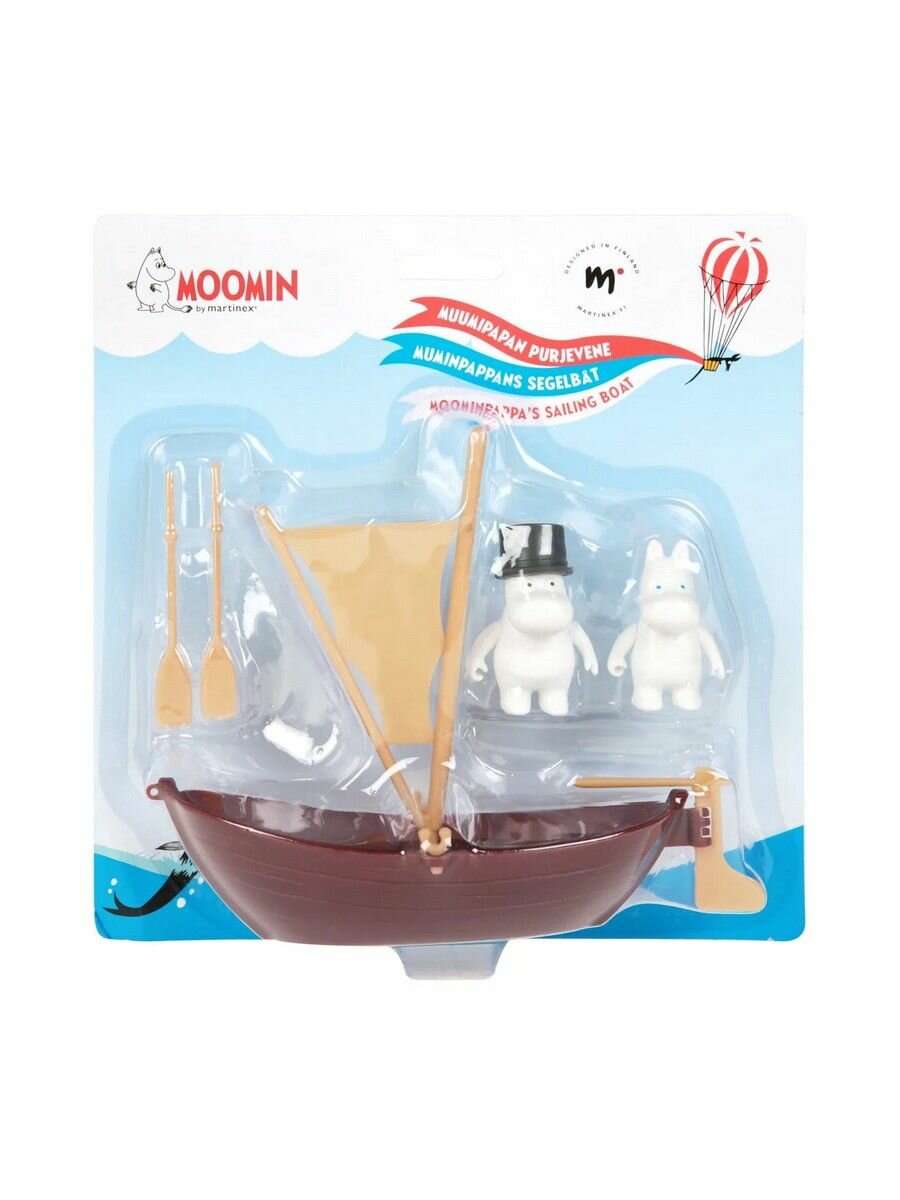 Набор фигурок Martinex Moomin "Парусная лодка".