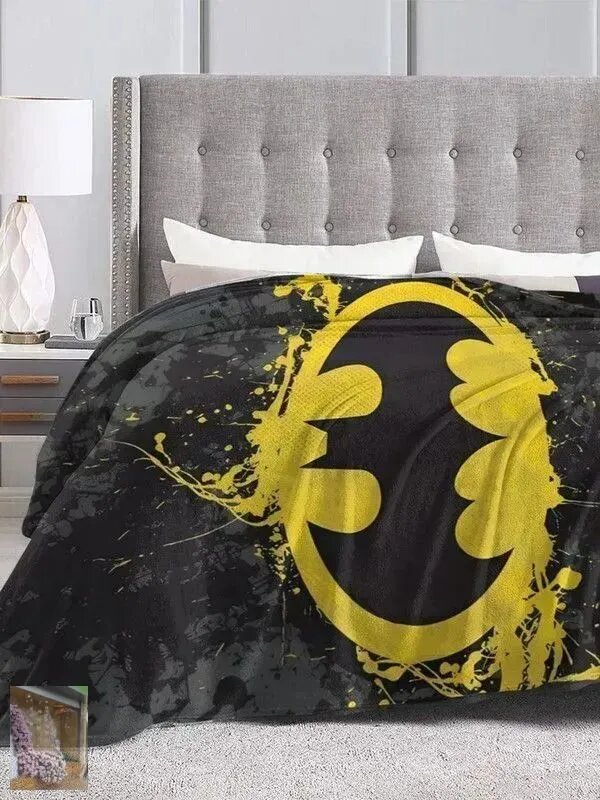 Плед с фотопринтом Batman Пледы Бэтмен , Фланель, 200 см х 150 см
