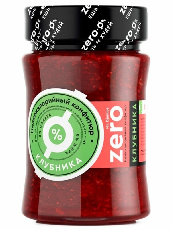 Mr.DjemiusZero низкокалорийный конфитюр (270 гр.) (Клубника)