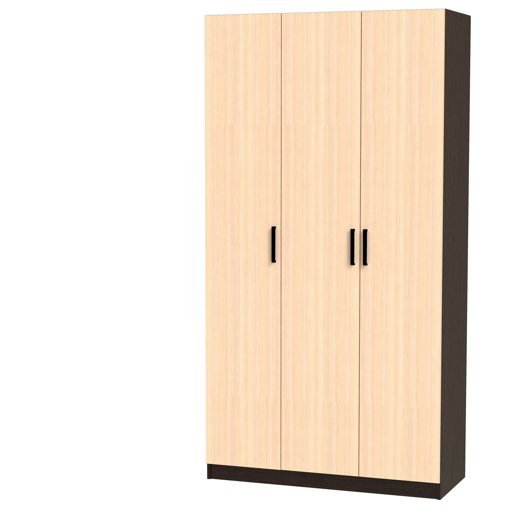 Шкаф-пенал для одежды Феникс М-8 120/210/52 Венге/Дуб молочный