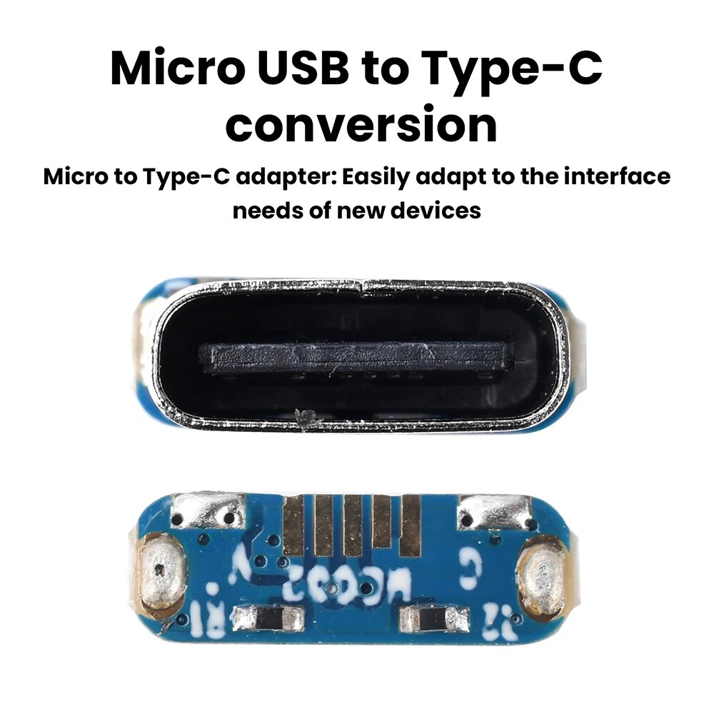 Плата-адаптер Micro USB на Type-C 5шт — фото 1