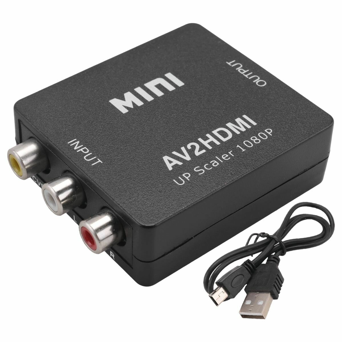 RCA-HDMI AV-HDMI конвертер 1080P Mini RCA CVBS видео- и аудиоконвертер PAL/NTSC для ТВ/ПК/PS3/STB/Xbox VHS