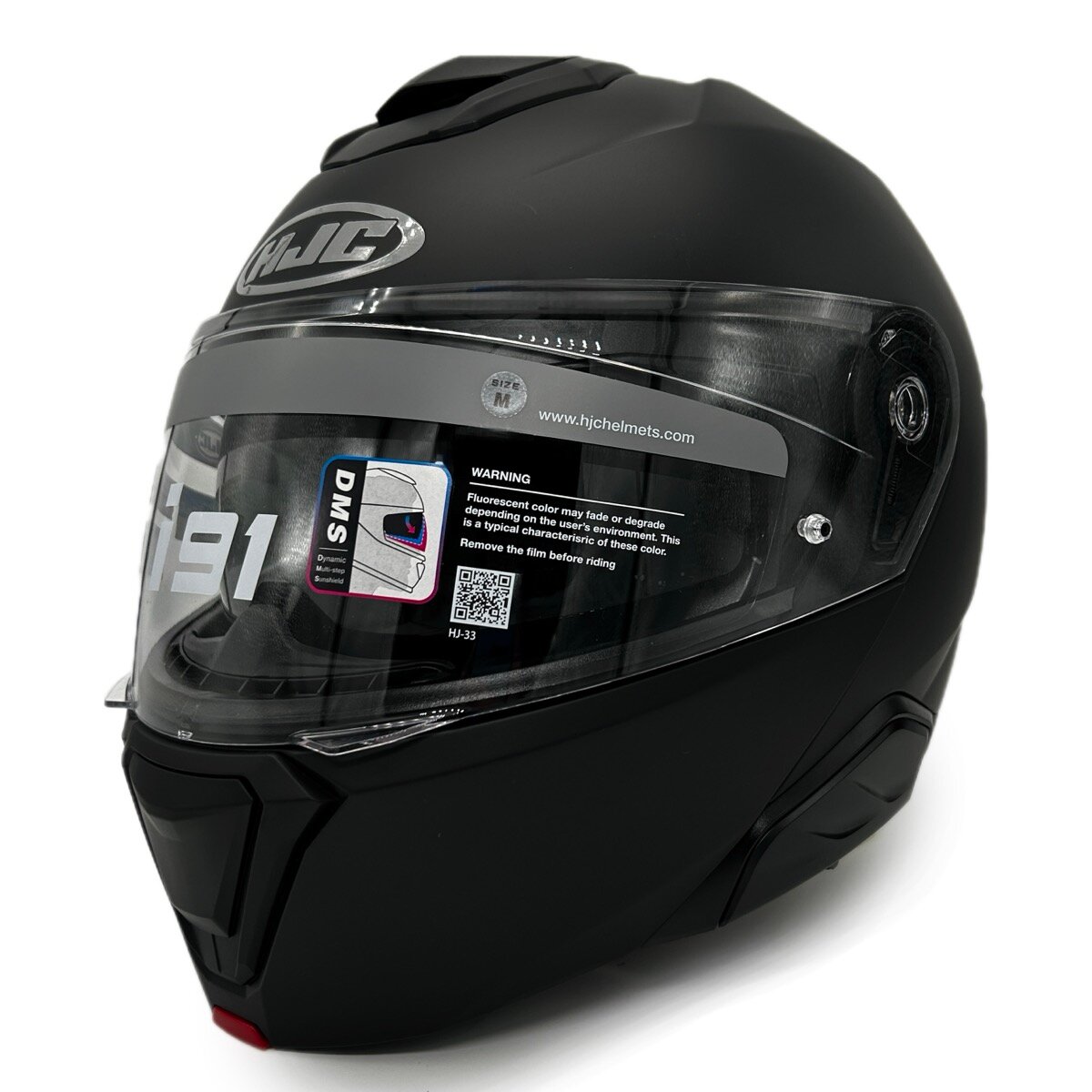 Мотошлем HJC I-91 SEMI FLAT BLACK. XXL. Черный-матовый
